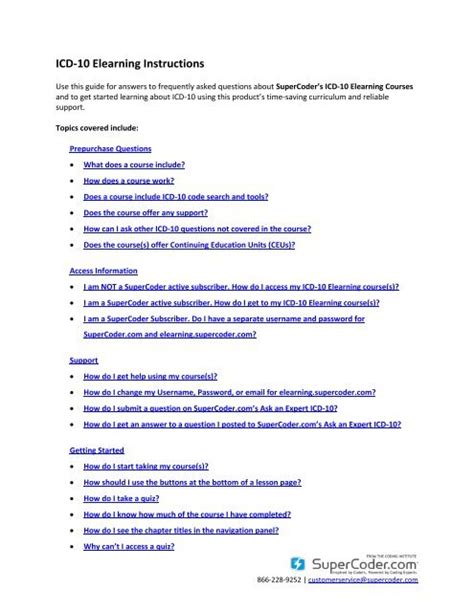 Download Icd 10 E Learning Instructions Pdf Supercoder