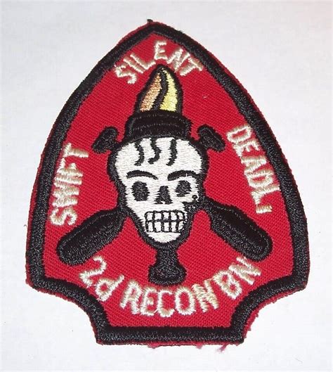 Original Twill Vietnam War Era Usmc 2nd Recon Battalion Patch 4633958370