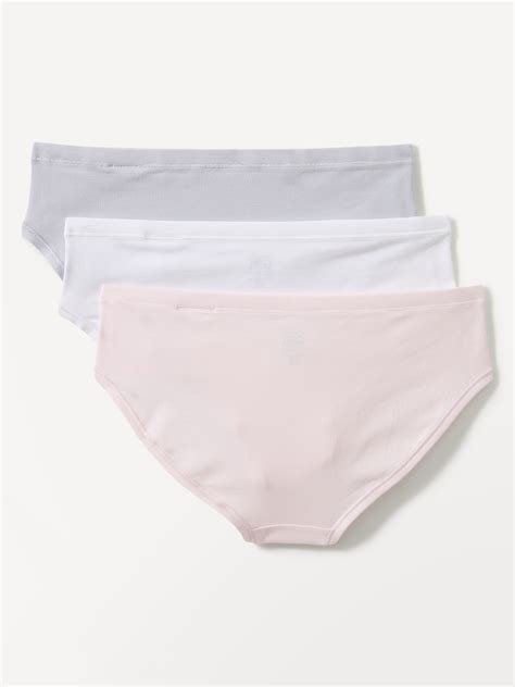 Athleta Girl Right Moves Cotton Bikini Underwear 3 Pack Athleta