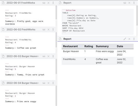 Dataview Table Showing Most Recent Note Help Obsidian Forum