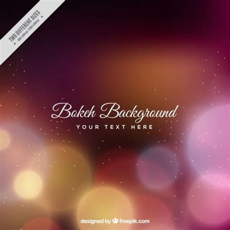 Free Vector | Defocused background with bokeh effect