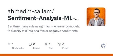 Github Ahmedm Sallamsentiment Analysis Ml Models Sentiment Analysis
