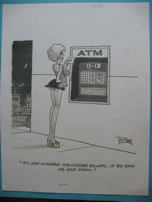 Original Cartoon Art For Hustler Magazine By Trosley 154689672