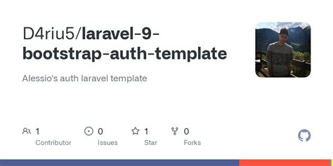 Github D4riu5laravel 9 Bootstrap Auth Template Alessios Auth