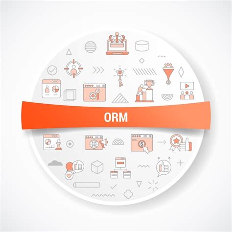Premium Vector Orm Online Reputation Management Concept With Icon