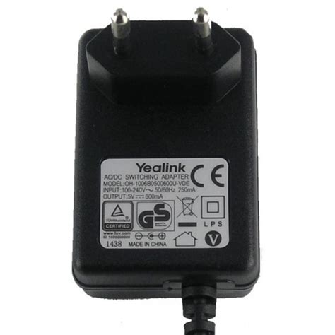Блок питания для IP-телефона Yealink PSU 5V 0.6A – фото, відгуки ...