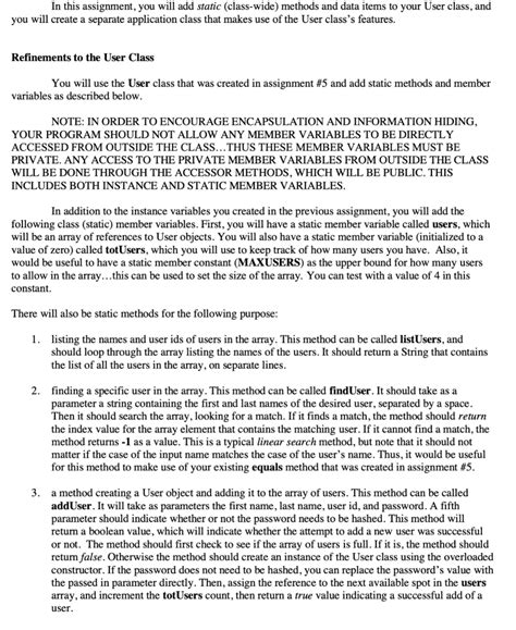 Solved In This Assignment You Will Add Static Class Wide Chegg