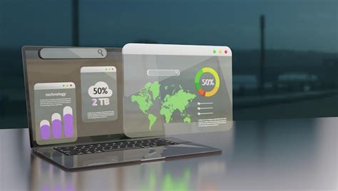 Premium Photo Business Analyst Using Computer And Dashboard For Data