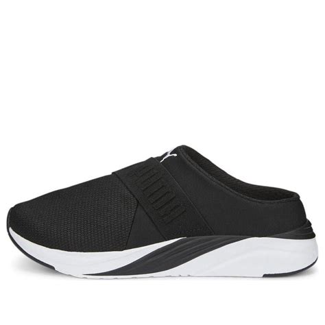 Wmns Puma Softride Ruby Mule Black White 377064 01 Kicks Crew