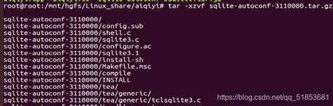 linux上编译安装sqlite3库 linux sqlite3 编译 csdn博客