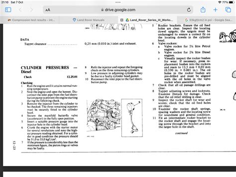 Compression Test Results Interpretation Landyzone Land Rover Forum