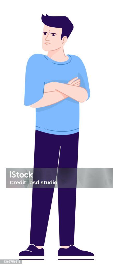 분개 세미 플랫 Rgb 컬러 벡터 일러스트레이션 표현 절망 슬픔에 대한 스톡 벡터 아트 및 기타 이미지 절망 슬픔 2차 도형 남성 Istock