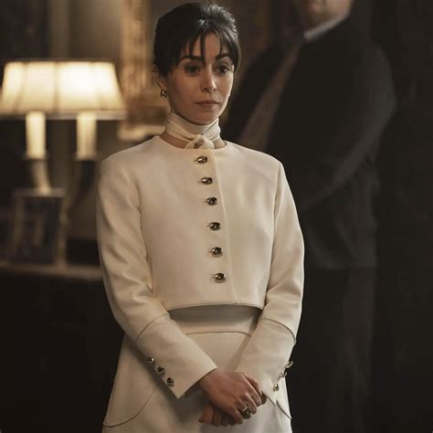 The Penguin Tv Show Sofia Falcone Off White Jacket