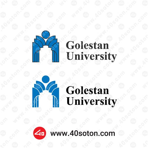 آرم انگلیسی دانشگاه گلستان فروش لوگو