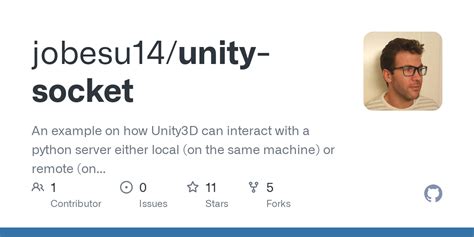 Github Jobesu14unity Socket An Example On How Unity3d Can Interact With A Python Server