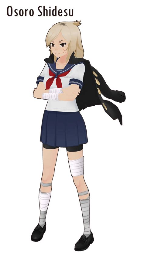 Mmd Yandere Simulator Osoro Shidesu By Shinkaratu On Deviantart