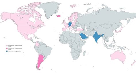32 out of 36 oecd countries have more female than maps on the web