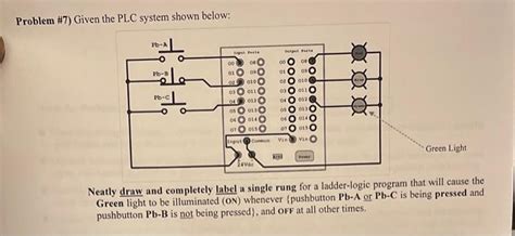 Problem 7 Given The Plc System Shown Below Neatly