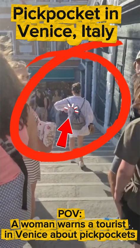 Pickpocket Caught In Venice Italy Always Be Careful Pickpocket
