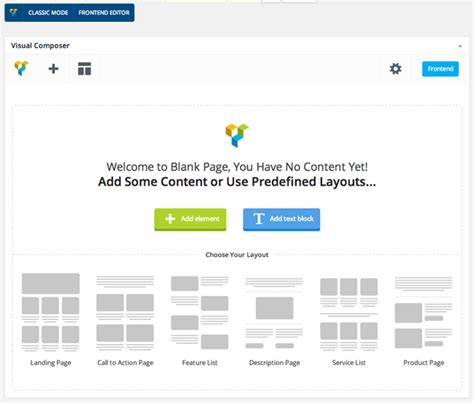 create professional pages in minutes with visual composer for wordpress