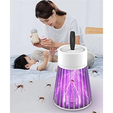 Electronic Led Mosquito Killer Trap Lamp Electric Shock Bug Zapper For