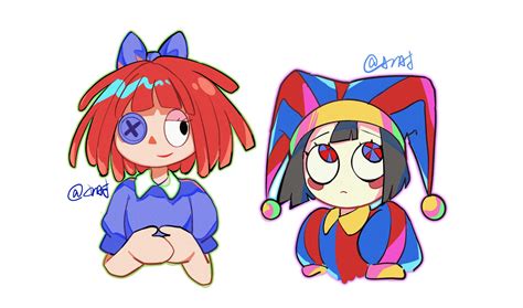 Pomni And Ragatha The Amazing Digital Circus Drawn By Xiaoshi Hour