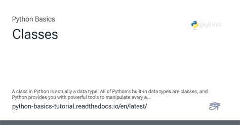 Classes Python Basics