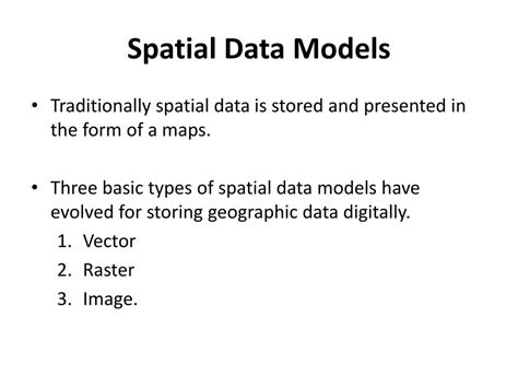 PPT GIS Data Types PowerPoint Presentation Free Download ID 1600397
