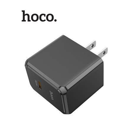 Củ Sạc Hoco Cs13 Sạc Nhanh Pd20w Chân Dẹt 1 Cổng Type C Thiết Kế Nhỏ