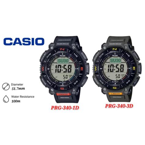 Casio Solar Powered Pro Trek Prg 340 Series Prg 340 1 Prg 340 3