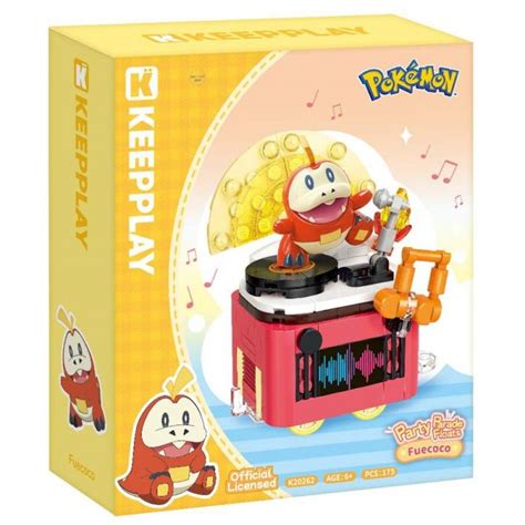 Qman Keeppley Building Blocks K20262 Fuecoco Parade Floats Pokemon