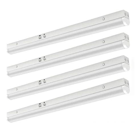 Sunlite 4 Ft 300 Watt Equivalent Integrated Led White Linkable Strip