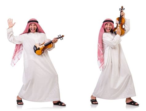 흰색에 바이올린 연주 아랍 남자 사진 배경 및 무료 다운로드를위한 그림 Pngtree