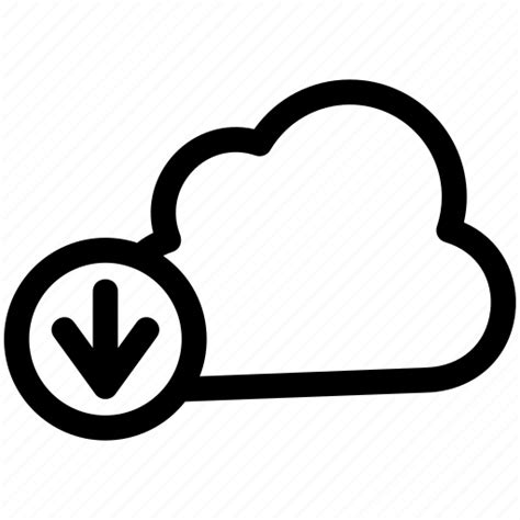 cloud data network server internet business communication icon