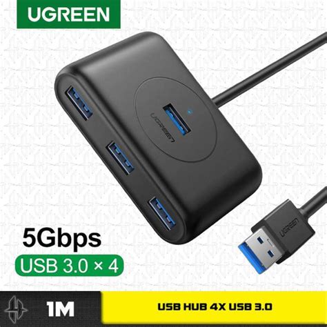 Promo UGREEN 20291 USB HUB 1M USB PORT 3 0 SPLITTER DESKTOP ADAPTER LAPTOP Diskon 23 Di Seller