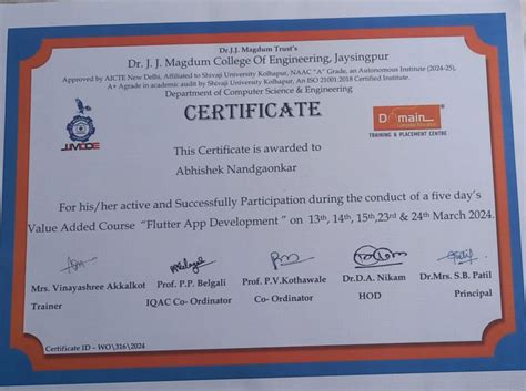 Flutter Mobileandroiddevelopment Abhishek Nandgaonkar