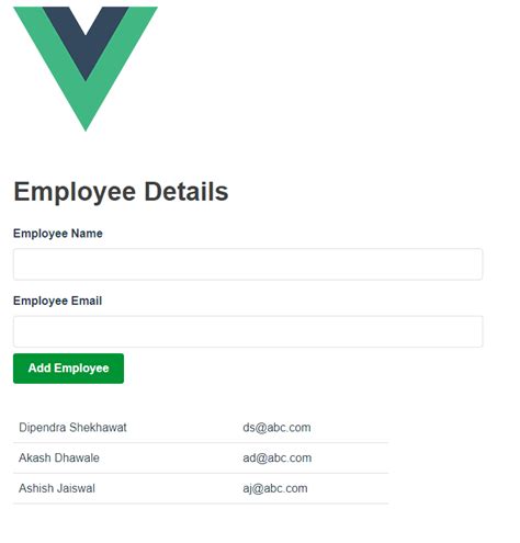 Basic Vuejs Crud Application In 15 Minutes Dotnetcrunch