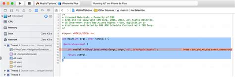 ios thread 1 exc bad access code 1 address 0x0 issue