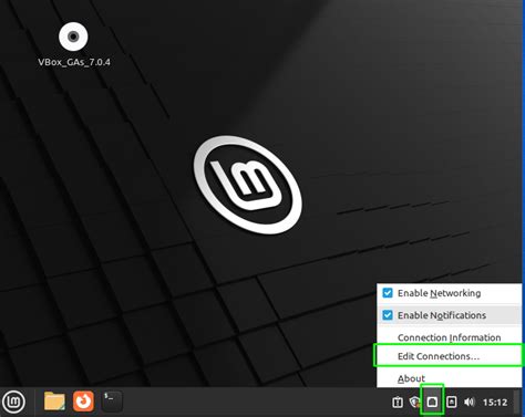 Linux Mint Virtualbox не работает сеть после подключения Tor Stack
