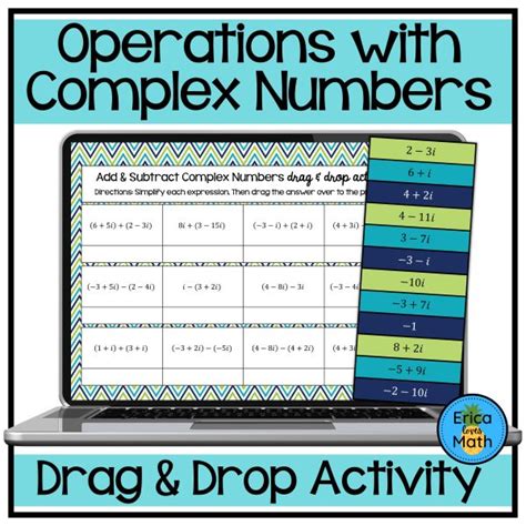 Operations With Complex Numbers Digital Activity Drag And Drop Made By Teachers