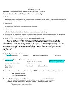 Pico Question Template