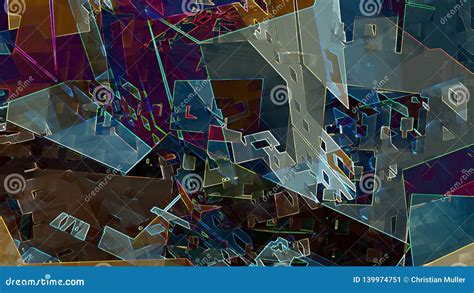 Abstract Geometric Architecture Structure Construction Planning Map Design Concept Idea