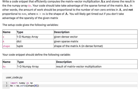 Solved You Will Be Given A Matrix A As A Nested Dictionary