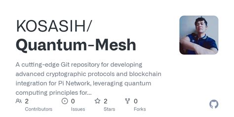 GitHub KOSASIH Quantum Mesh A Cutting Edge Git Repository For Developing Advanced
