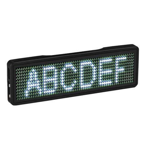Bluetooth Led Name Badge Rechargeable Light Sign Diy Programmable Scrolling Message Board Bluetooth Led Name Badge Rechargeable Light Sign Diy Programmable Scrolling Message Board