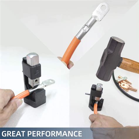 Electrician Wire Terminal Welding Lug Cable Hammer Crimper Crimping Tool Riveting Plier Suitable