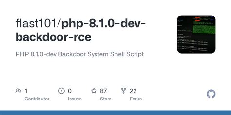 Php 810 Dev Backdoor Rcerevshellphp810 Devpy At Main · Flast101