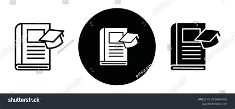 Thesis Outline Icon Collection Set Thesis Stock Vector Royalty Free