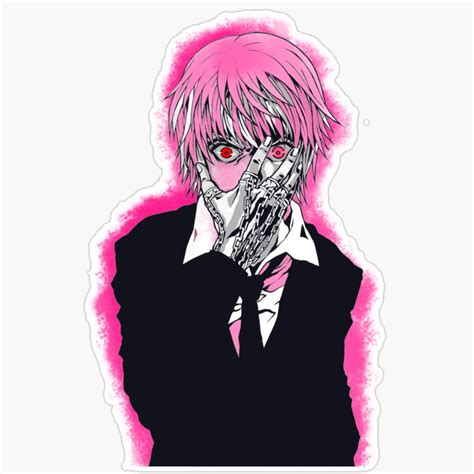 Kira Insanity Anime Aesthetic White Sticker Decorative Laptop Phone