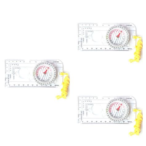 Eigraketly Navigation Map Ruler Scouting Hiking Professional Scale Orienteering Outdoor Drawing
